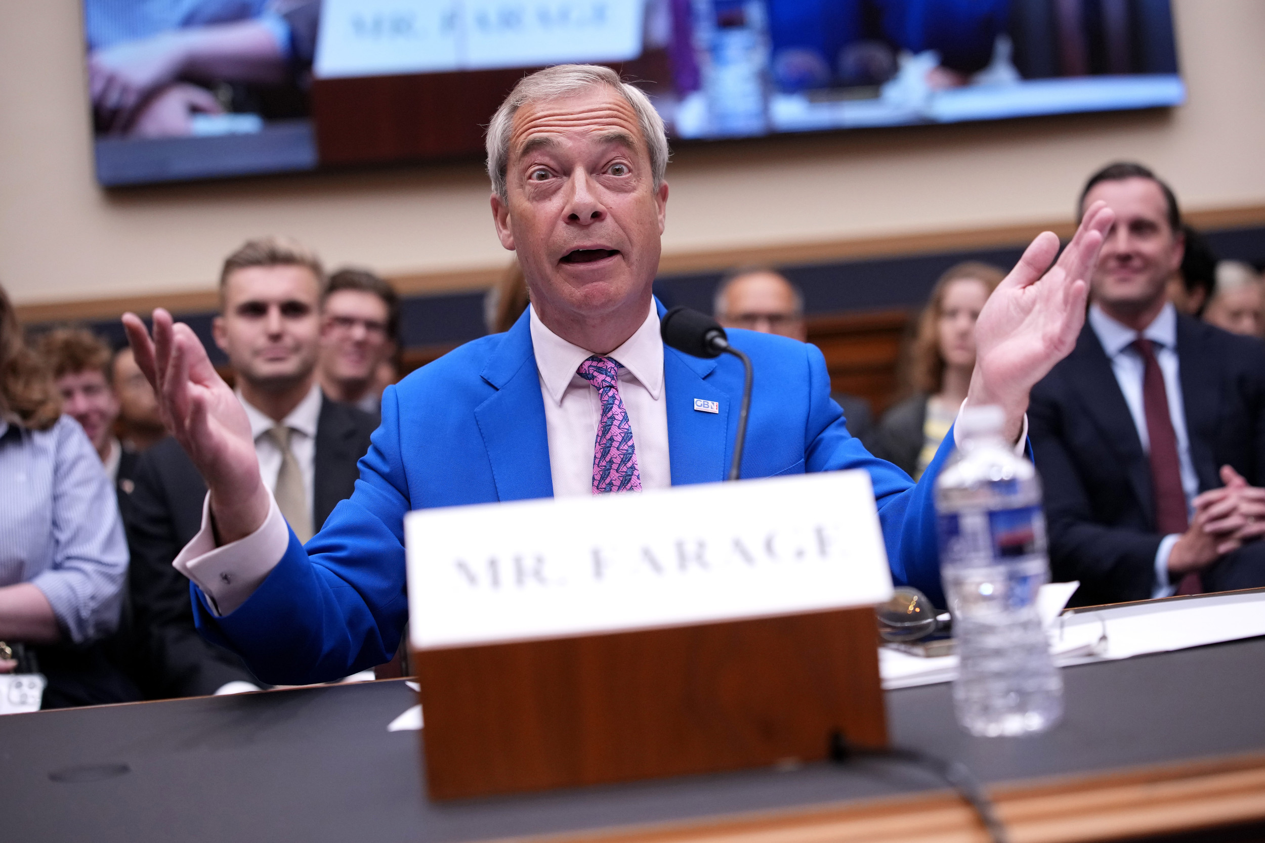 Nigel Farage warns Americans traveling to UK could face arrest