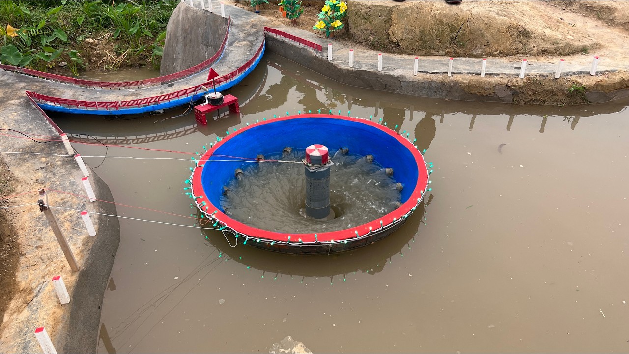 Build mini hydroelectric power plant with one powerful generators