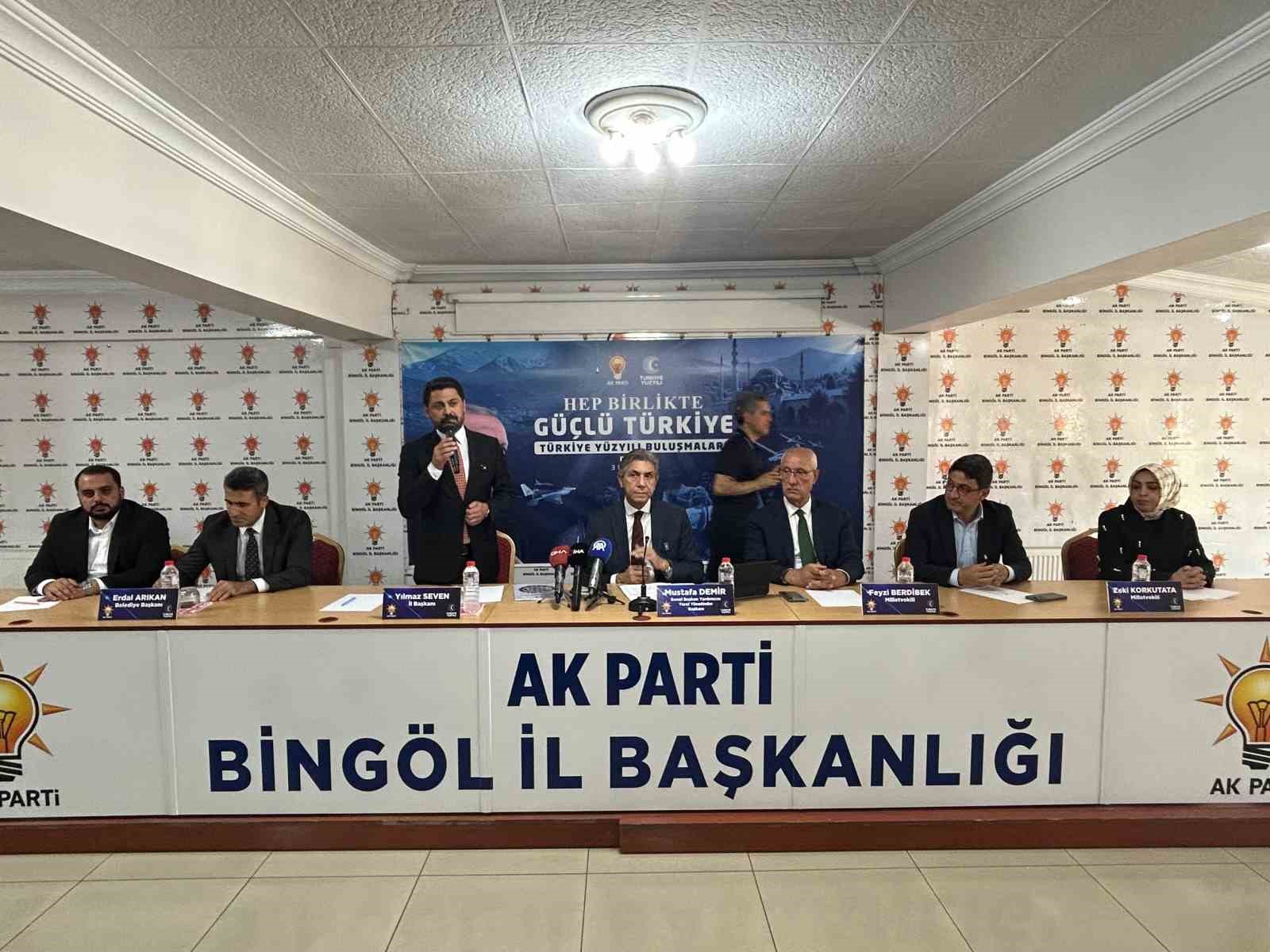 AK Parti Genel Başkan Yardımcısı Demir: "Eser üretmek bizim işimiz ...