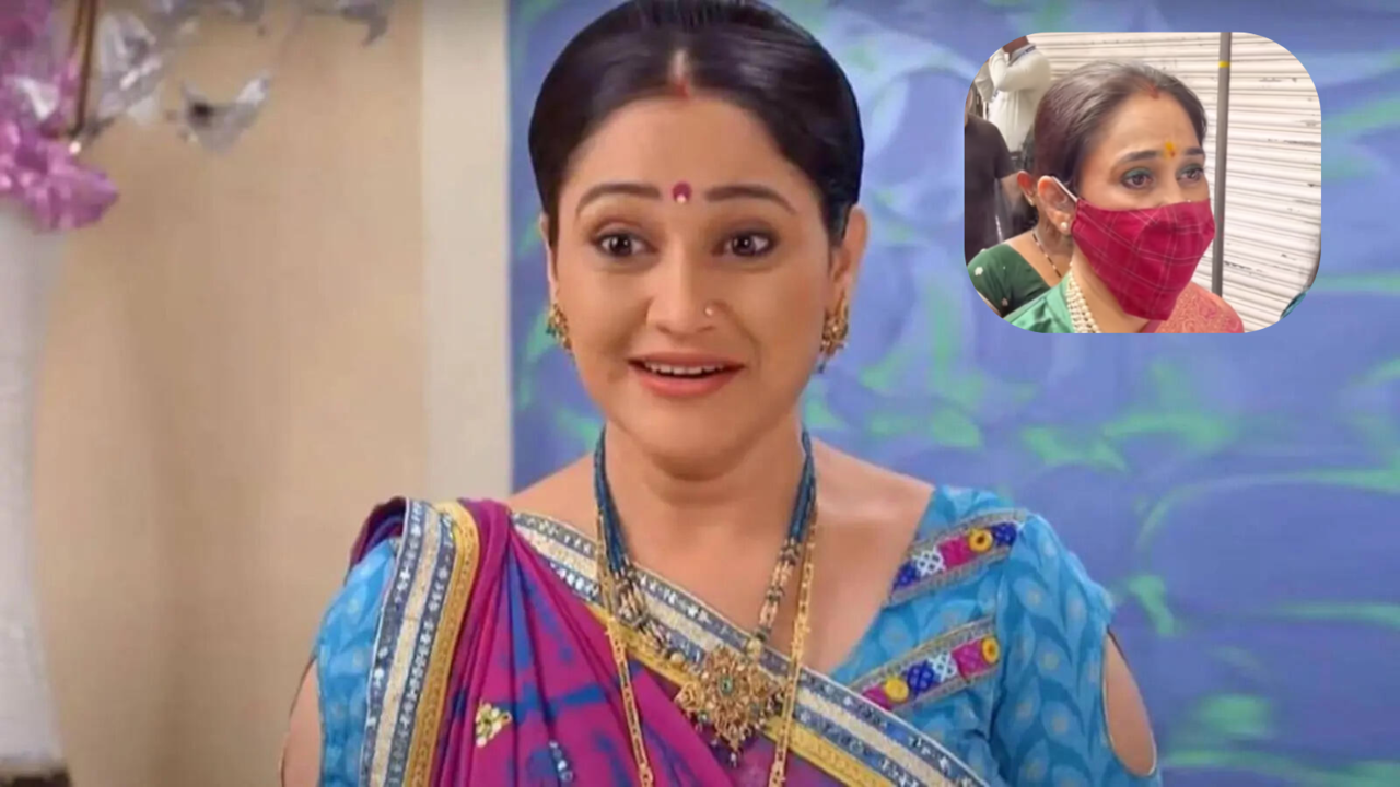 TMKOC's OG Dayaben Disha Vakani Covers Face With Mask While Visiting ...
