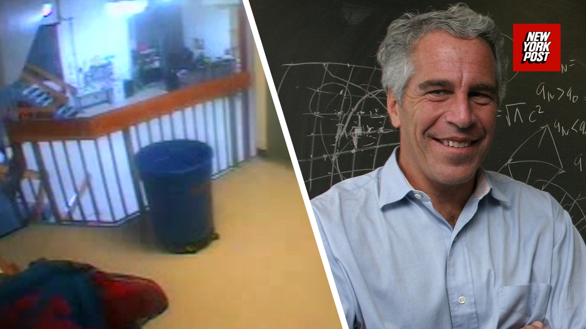 Footage shows 'missing minute' from Epstein's prison cell before his death