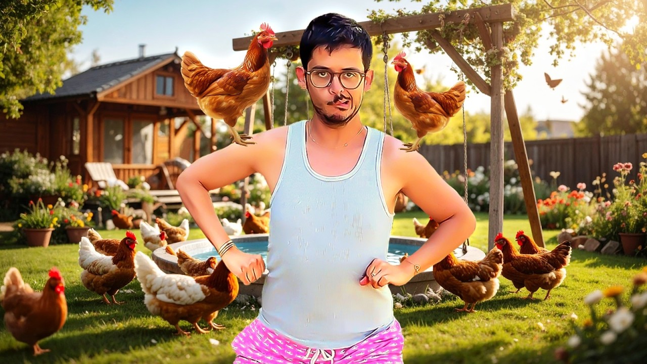 La tempête a fait tomber un arbre sur l'enclos de mes poules! 😱