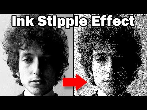 Photoshop Tutorial: Super-Quick Way to Create a Stipple Portrait!