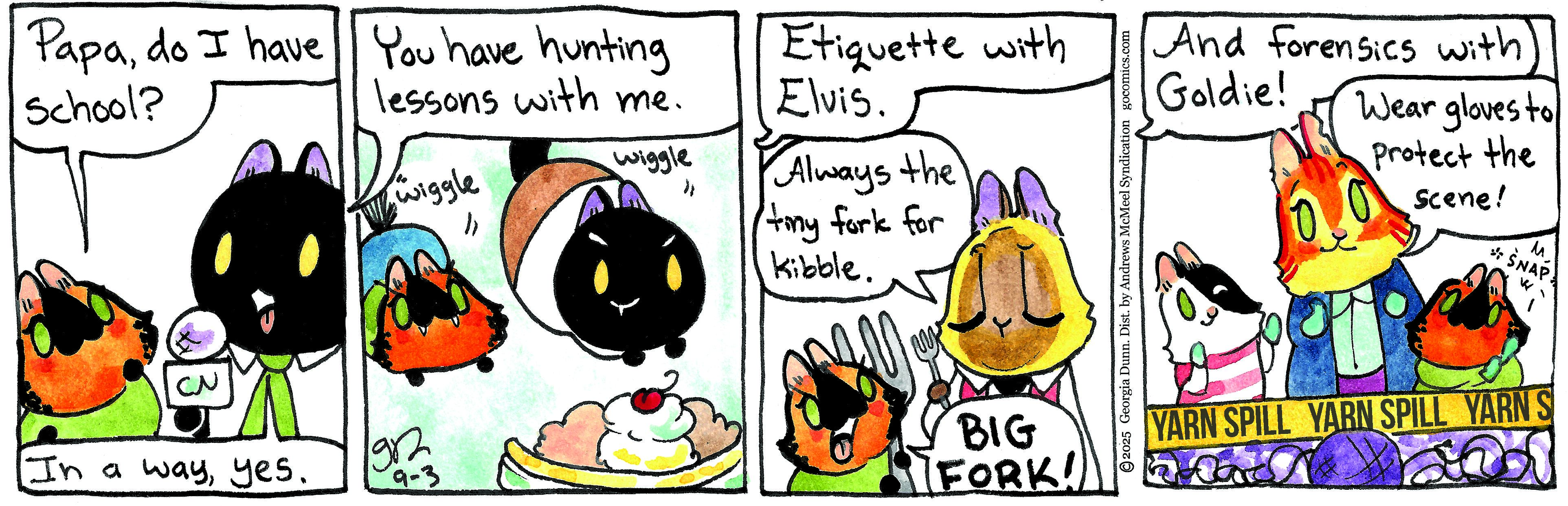 Breaking Cat News by Georgia Dunn