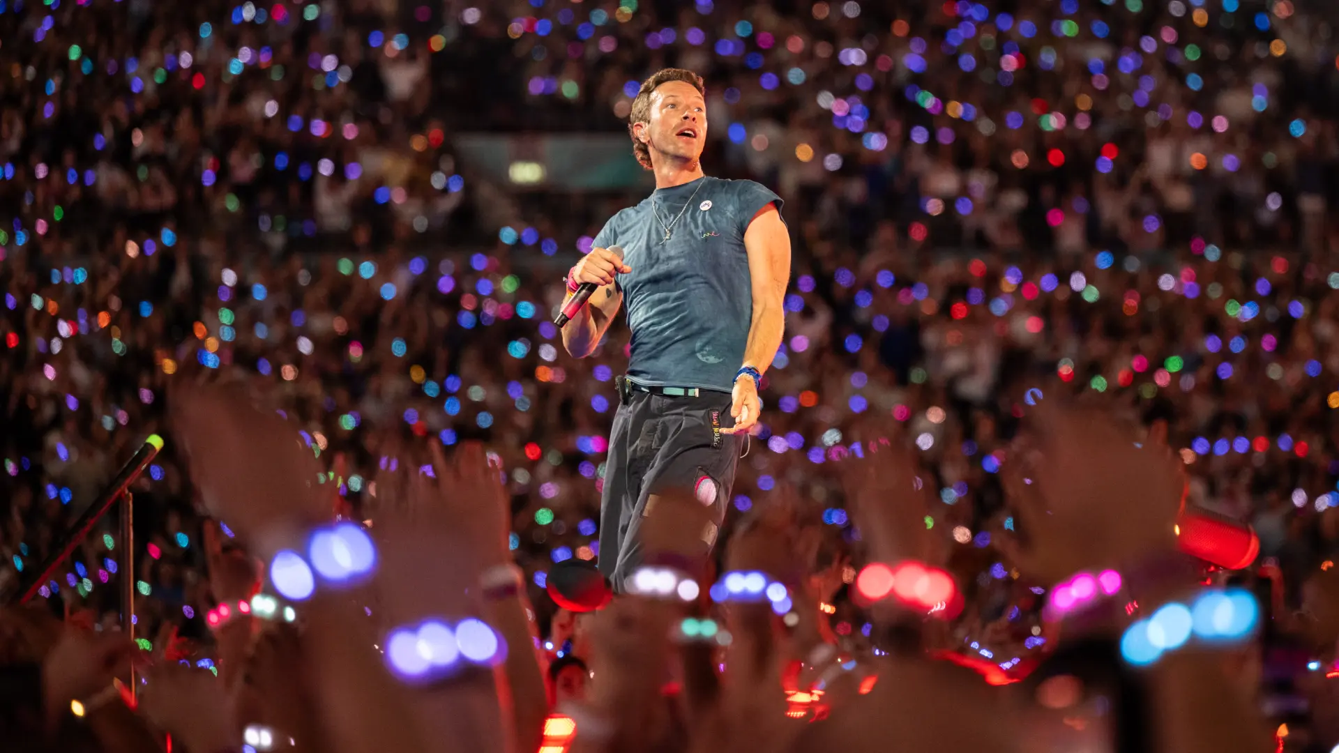 Chris Martin, tras subir al escenario a dos israelís: "Quiero dar la ...