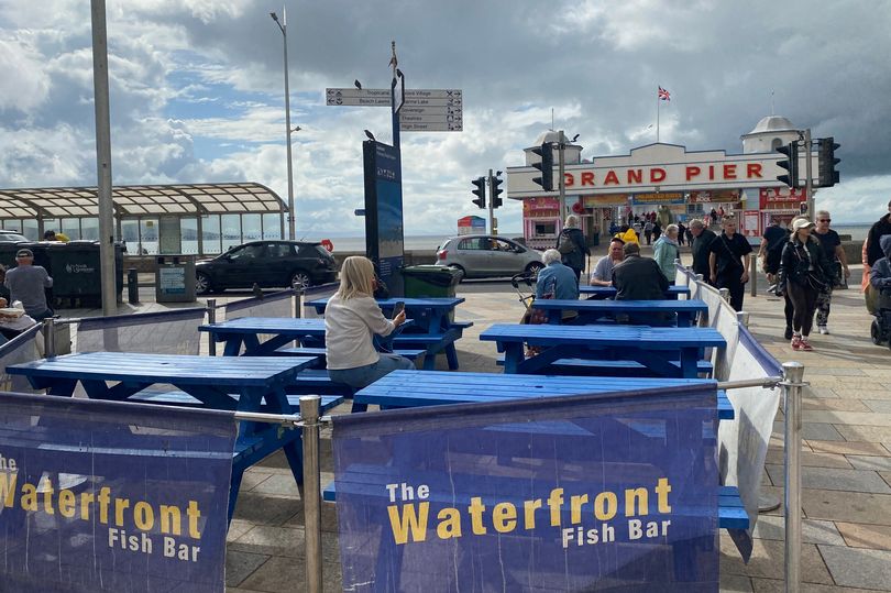 Seaside chippy told to remove picnic tables that 'could be used as weapons'