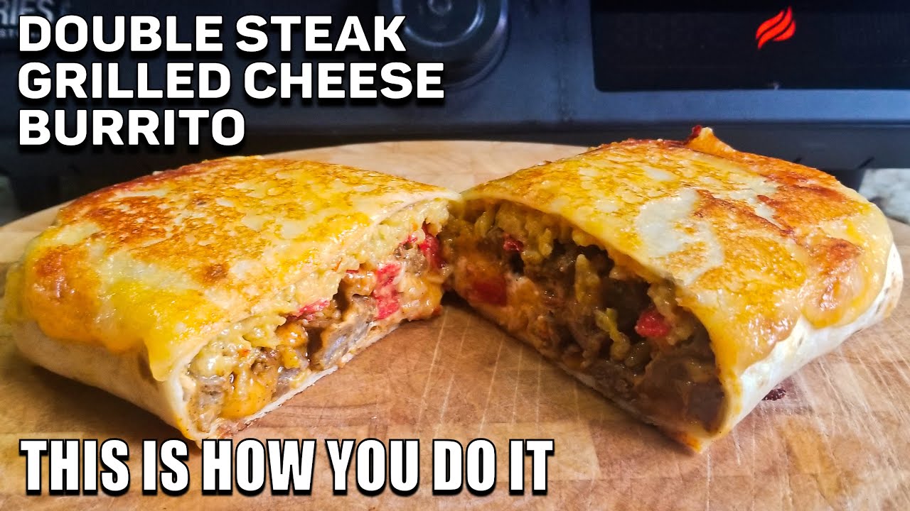 How to Make a Taco Bell-Style Grilled Burrito | Crispy, Cheesy, Loaded
