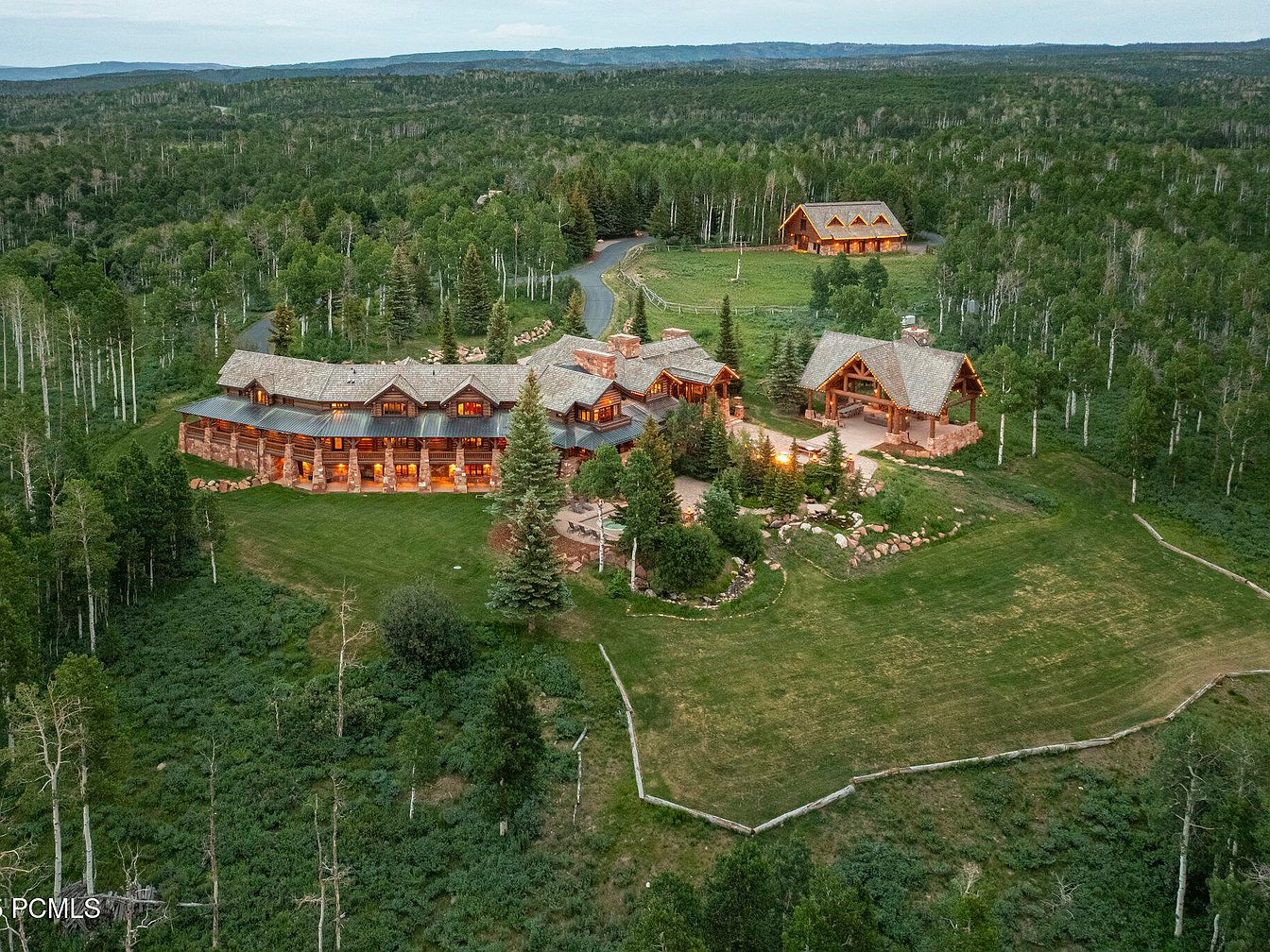 $19M Log-Style Estate in Utah on 160 Acres with Private Pond ...