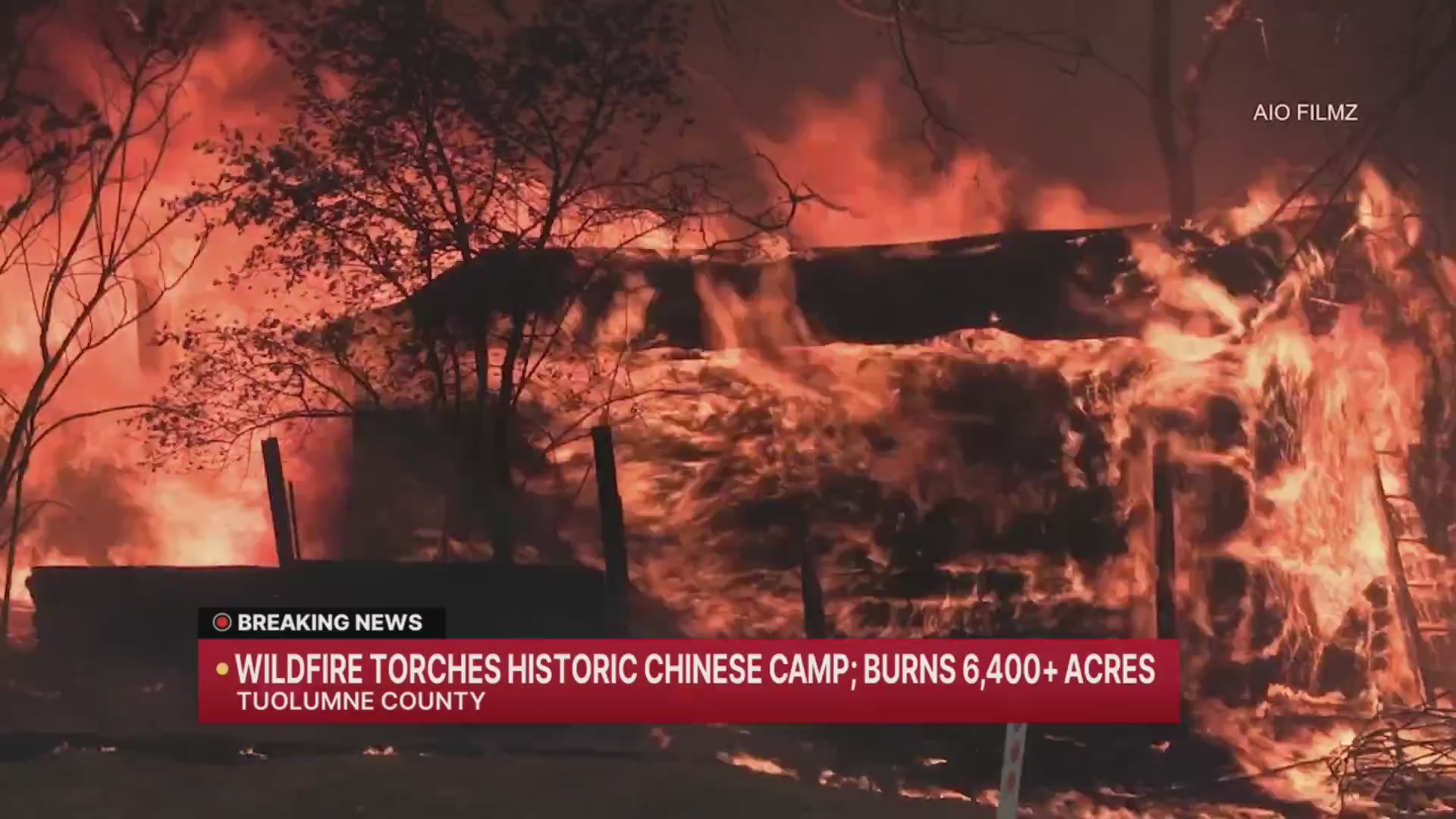 Wildfire scorches historic California gold mining town, burns multiple ...