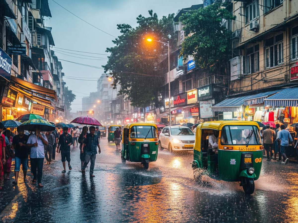 IMD issues nationwide rain alert: Red & orange warnings as torrential ...