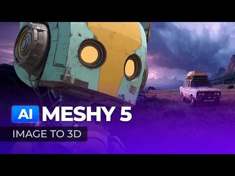 Must-Try 3D AI Platform (Meshy 5 Tutorial)