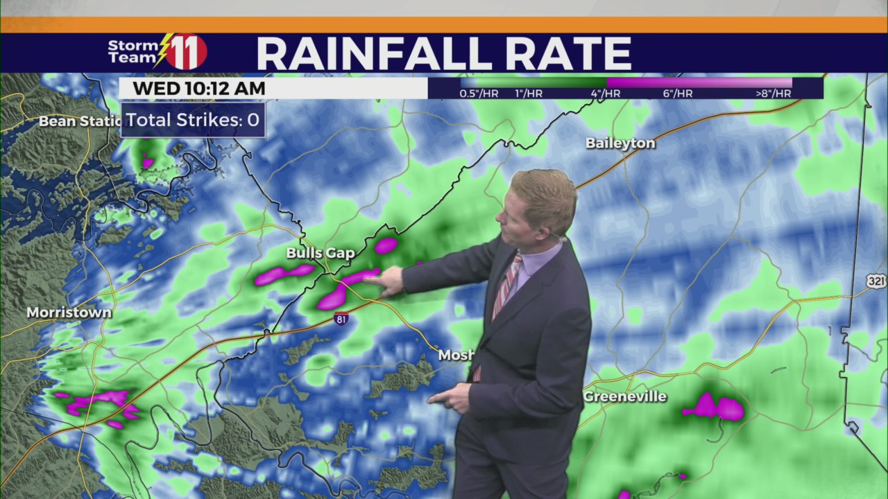 Staying wet the next few days