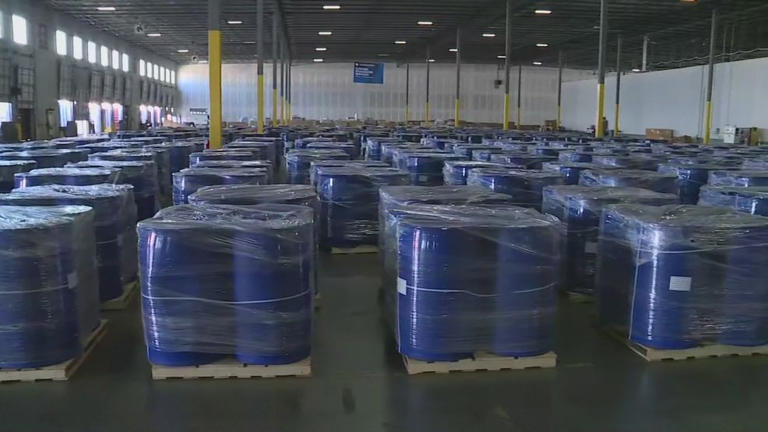 Record-breaking bust - 300,000 kilos of meth precursor chemicals