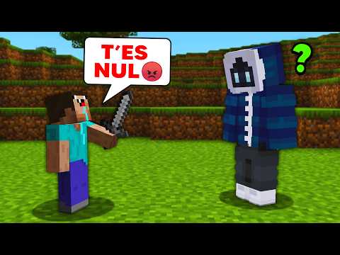 Mon Petit Frère m'a DÉFIÉ sur Minecraft...