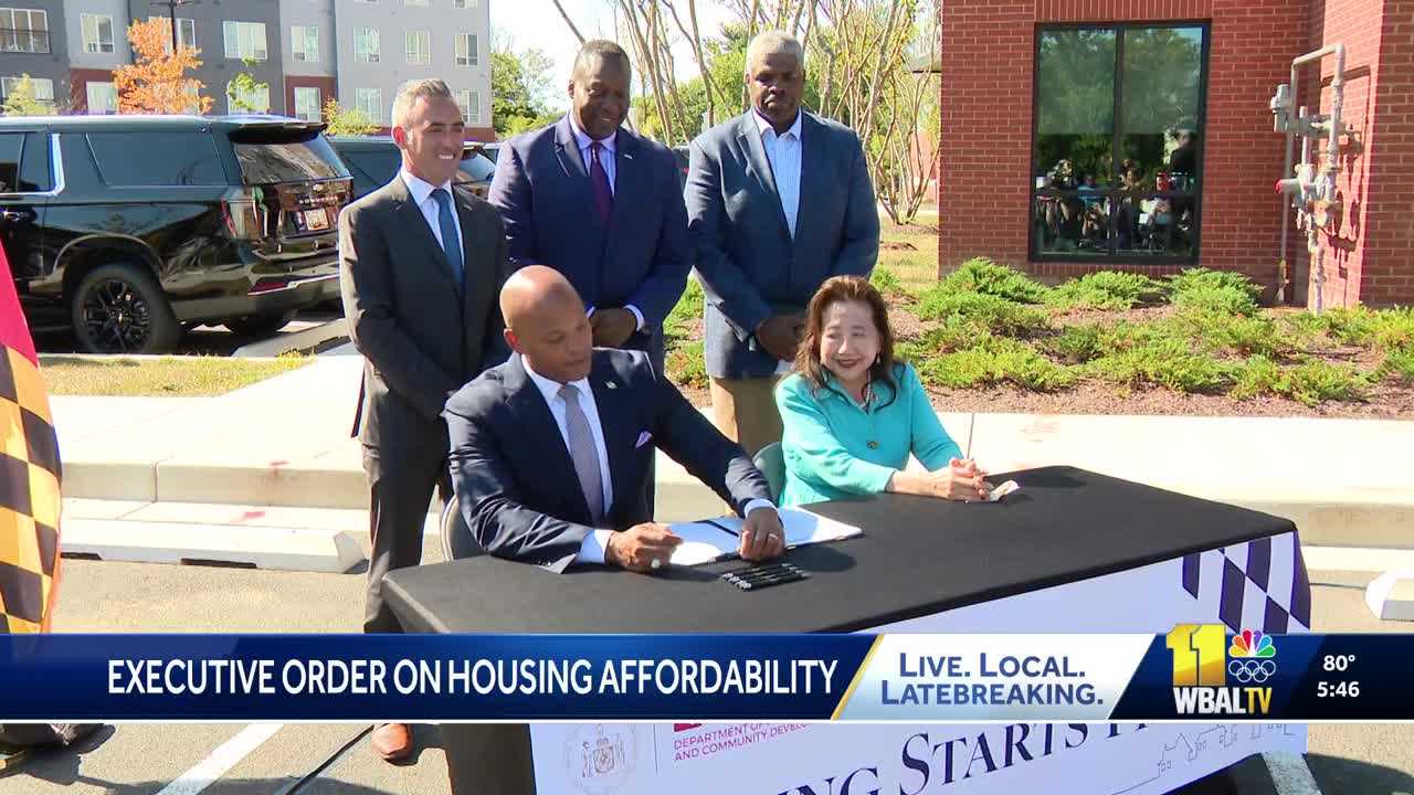 Gov. Wes Moore signs executive order to tackle affordable housing
