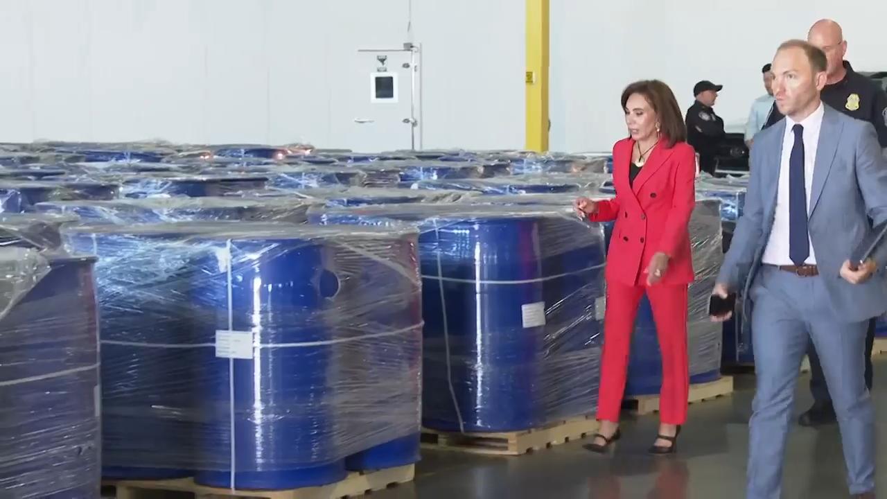 Authorities say they seized chemicals bound for Mexican drug cartel
