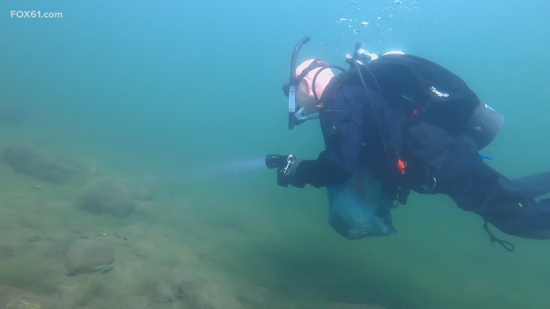 Enfield scuba divers clean West Hill Pond with 'Dive Against Debris'