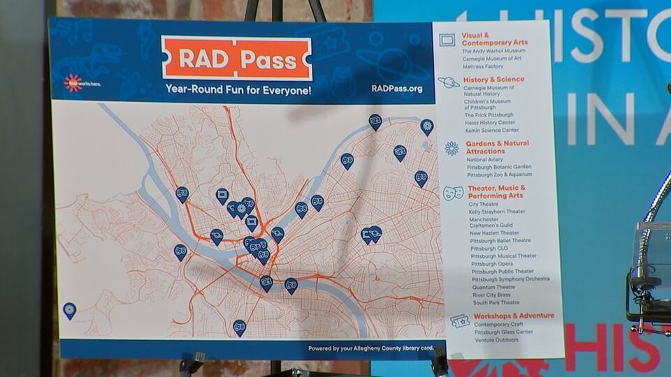 RAD Pass adds new destinations, offers free admission to Allegheny ...