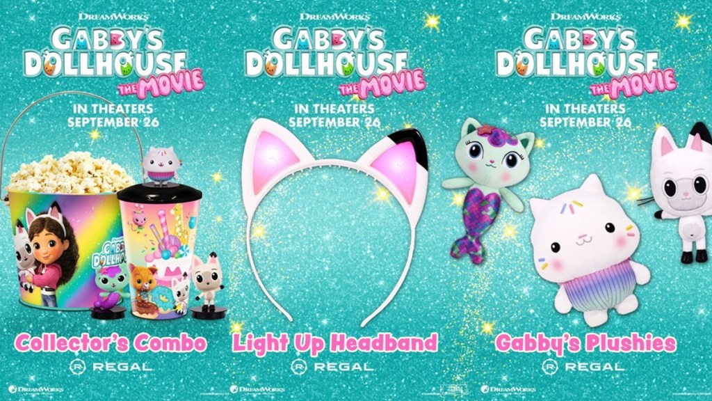Here's Every Gabby's Dollhouse Popcorn Bucket: Regal, Cinemark, Cinemex ...