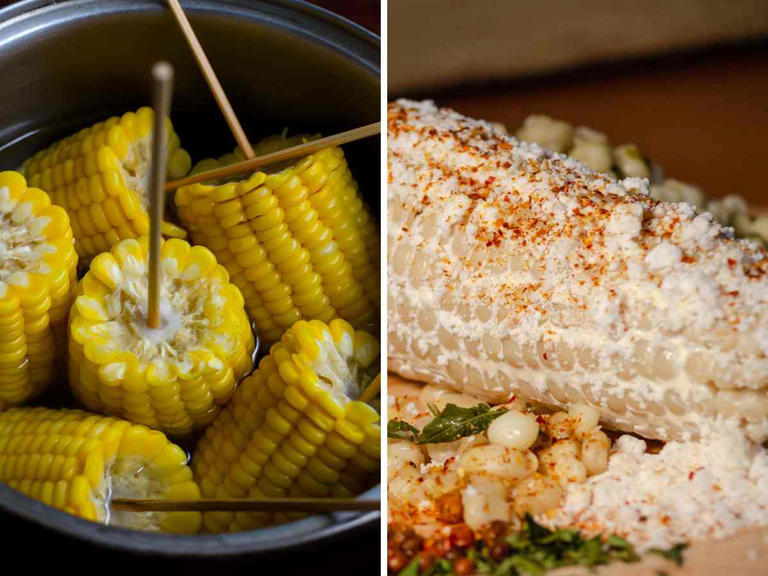 Prepara elotes cocidos igualitos a los del carrito: los más tradicionales