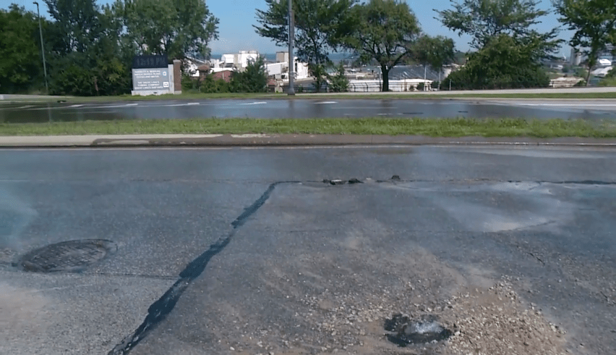 2 lanes open on Shoreway after water main break causes traffic delays ...