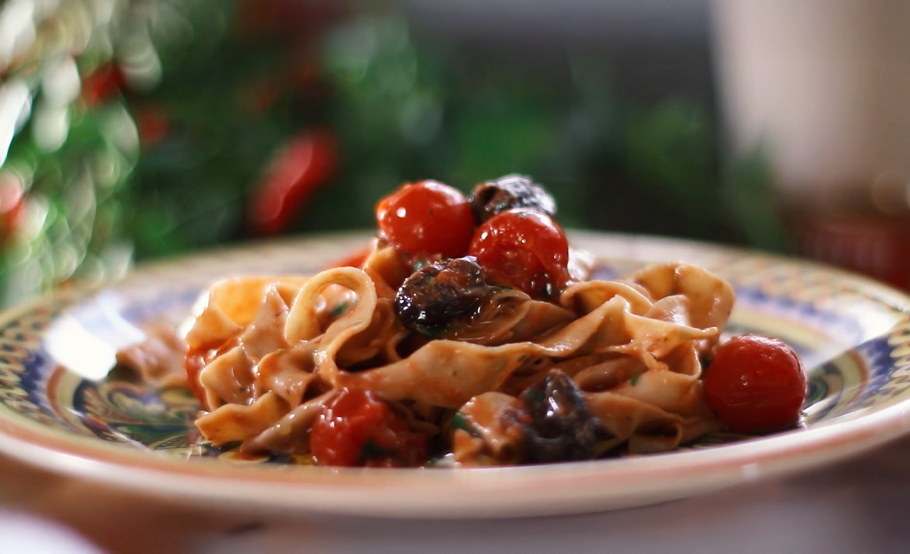 I made healthy pasta from scratch! 🍝