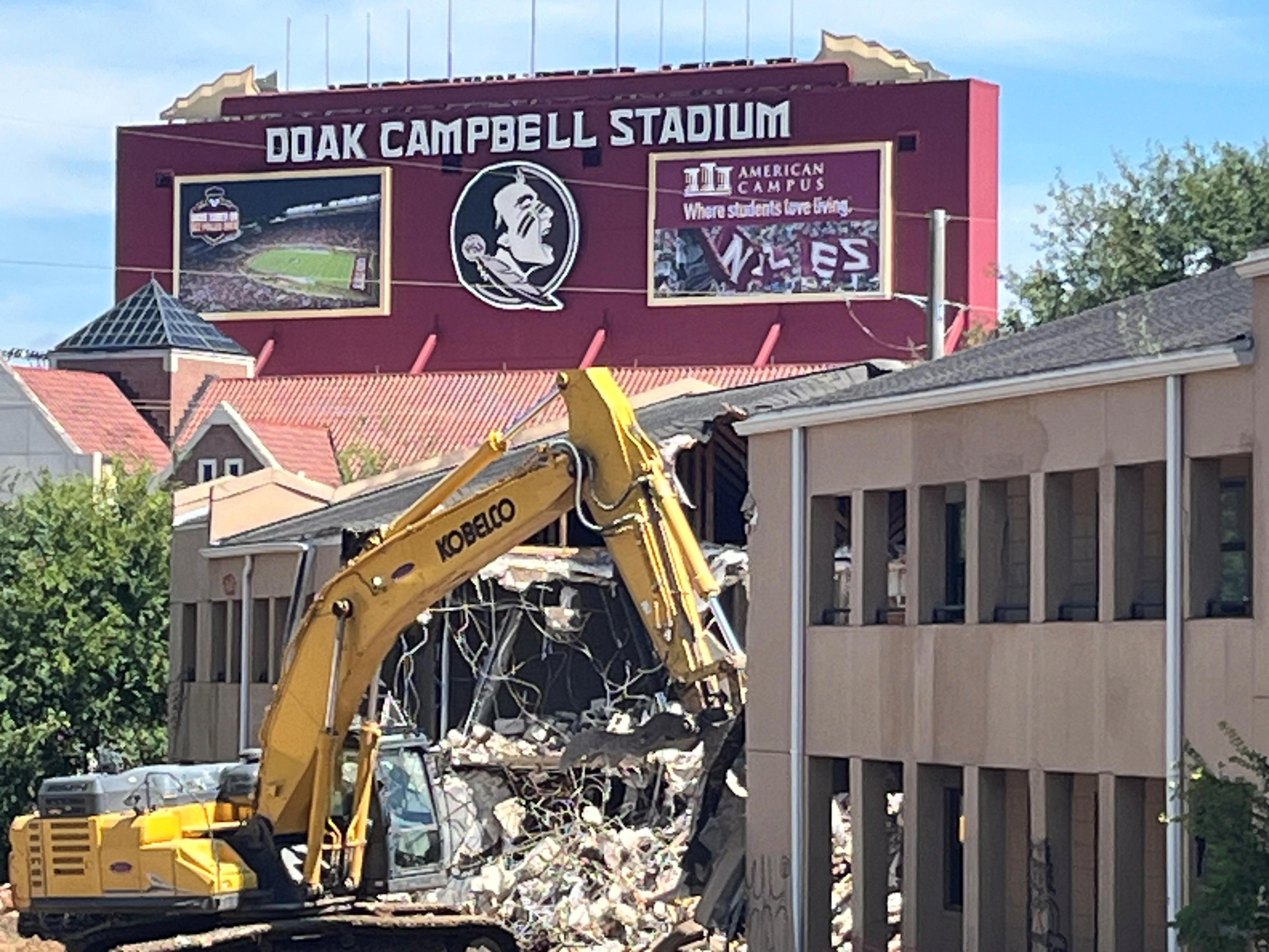 Eastbound and down: Burt Reynolds Hall at FSU demolished for more parking