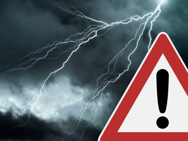 Stilvolle Unwetter Warnung Mnchen Bild