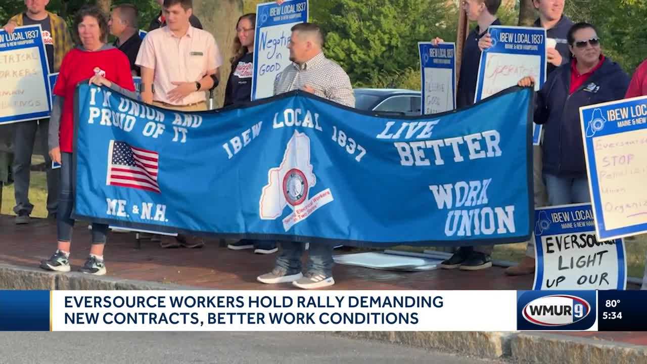 Eversource workers demand new contracts, better working conditions