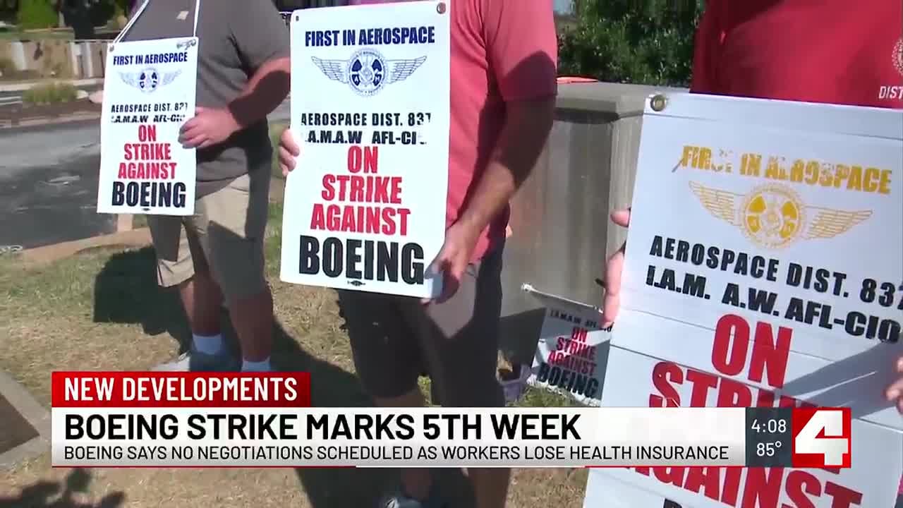 Boeing strike continues for 5th week