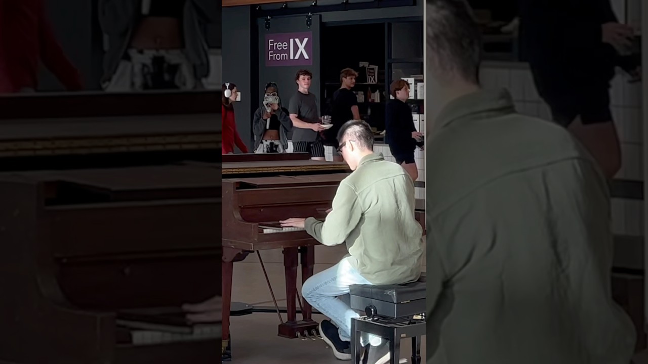 Mesmerizing waltz meets cafeteria vibes