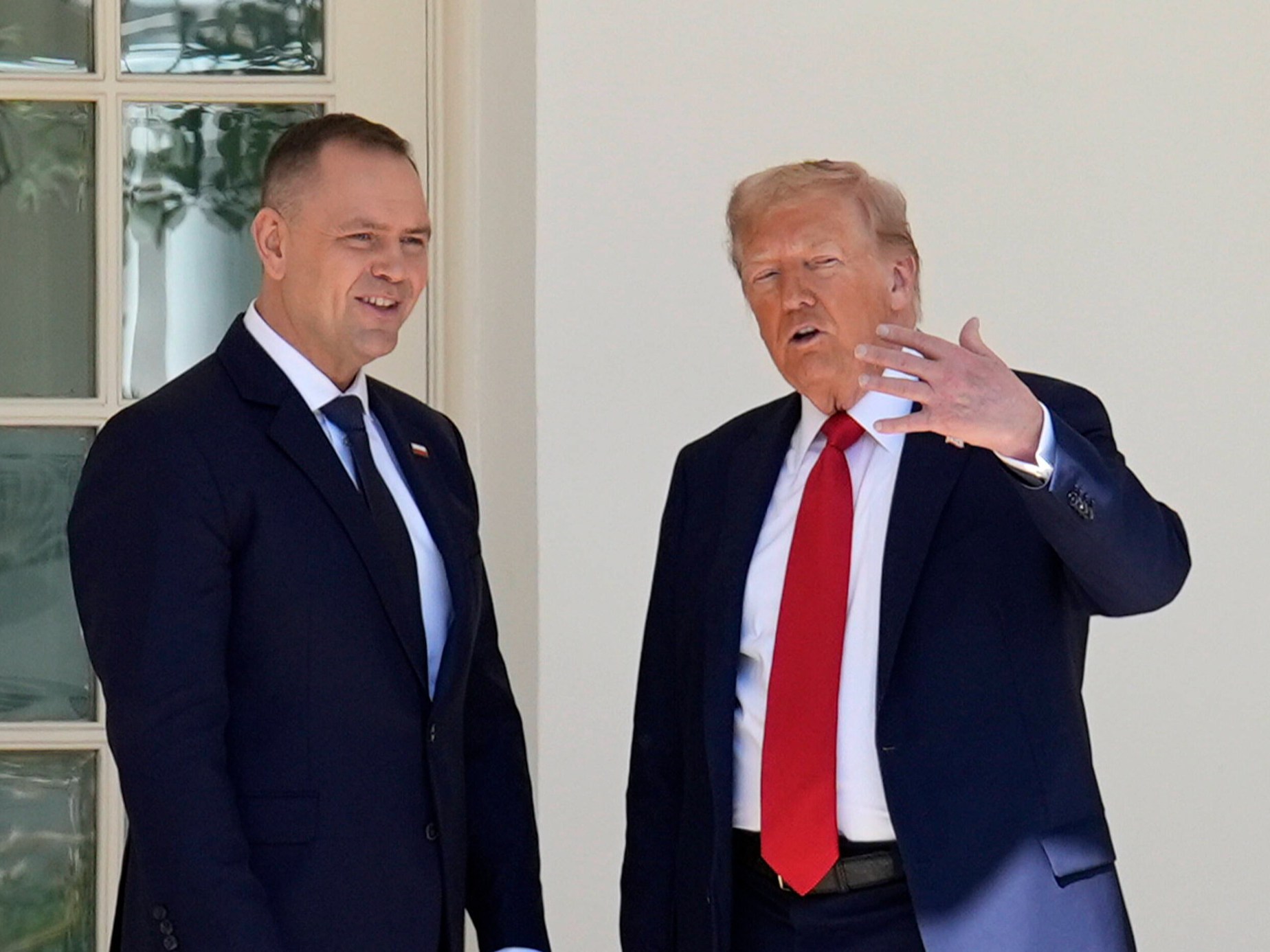Nawrocki spotkał się z Trumpem. "Rozmowa w cztery oczy"