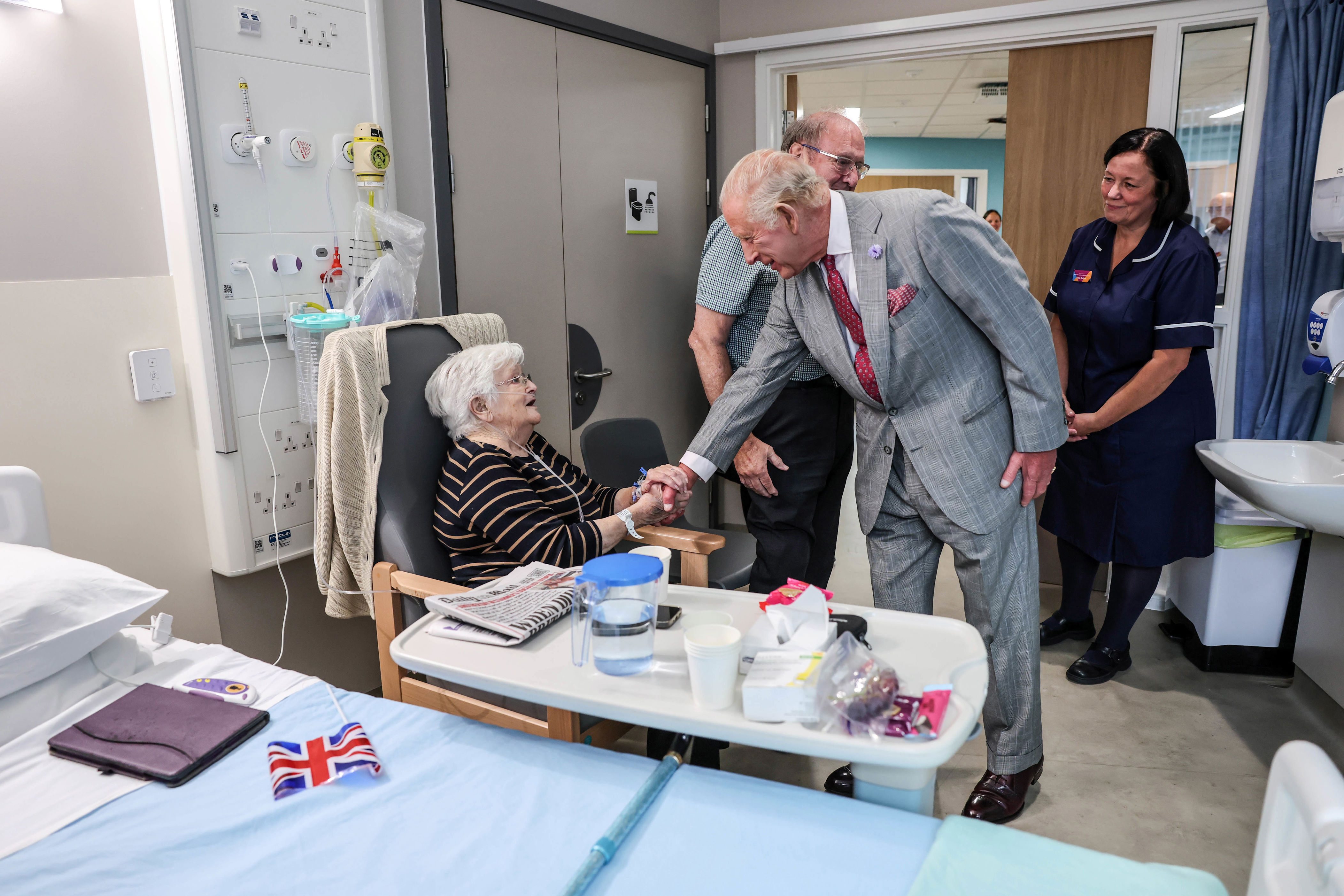 King Charles tells fellow cancer patient 'things don't work so well ...