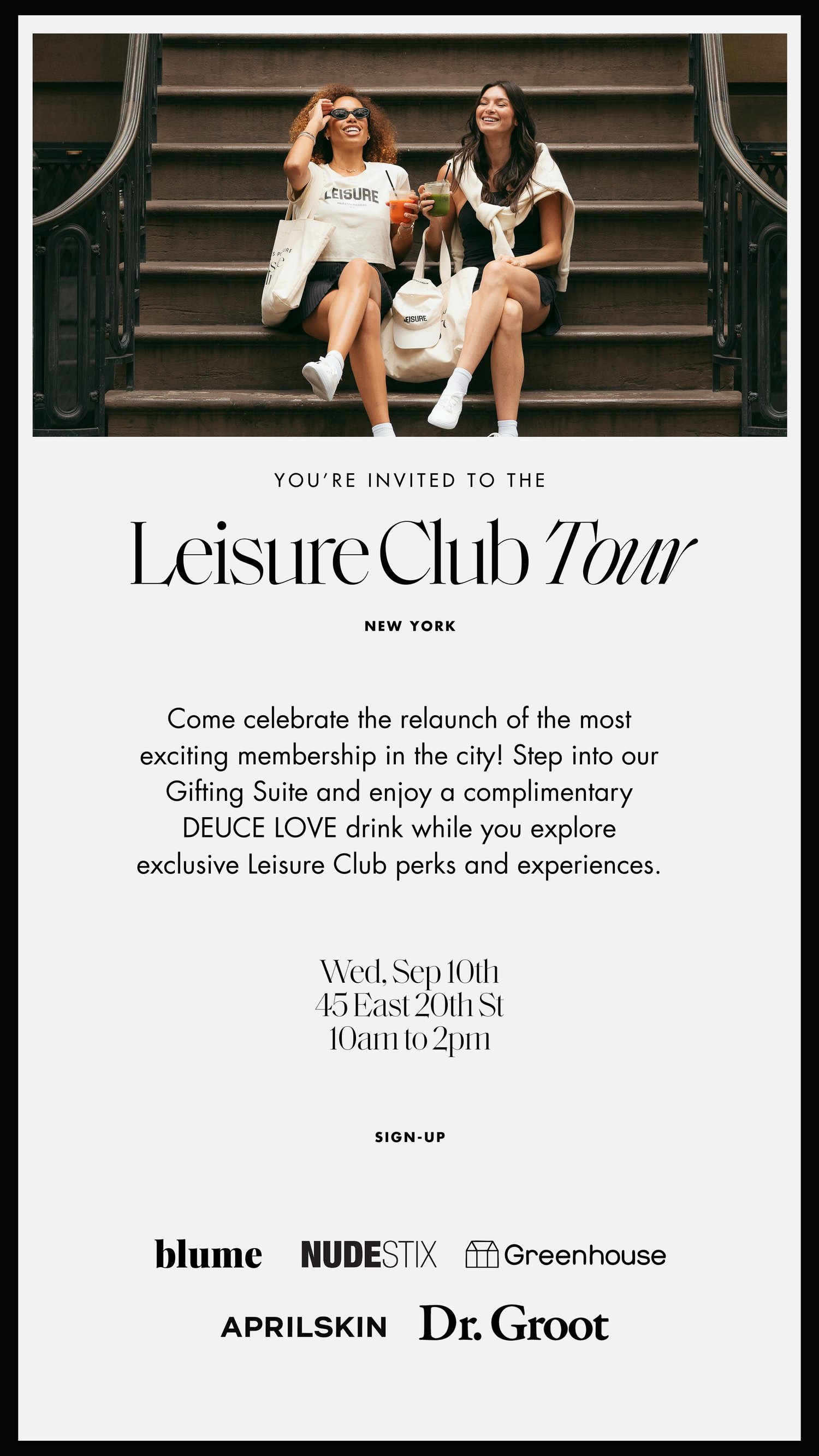 MAJESTY'S PLEASURE LEISURE CLUB TOUR, NYC