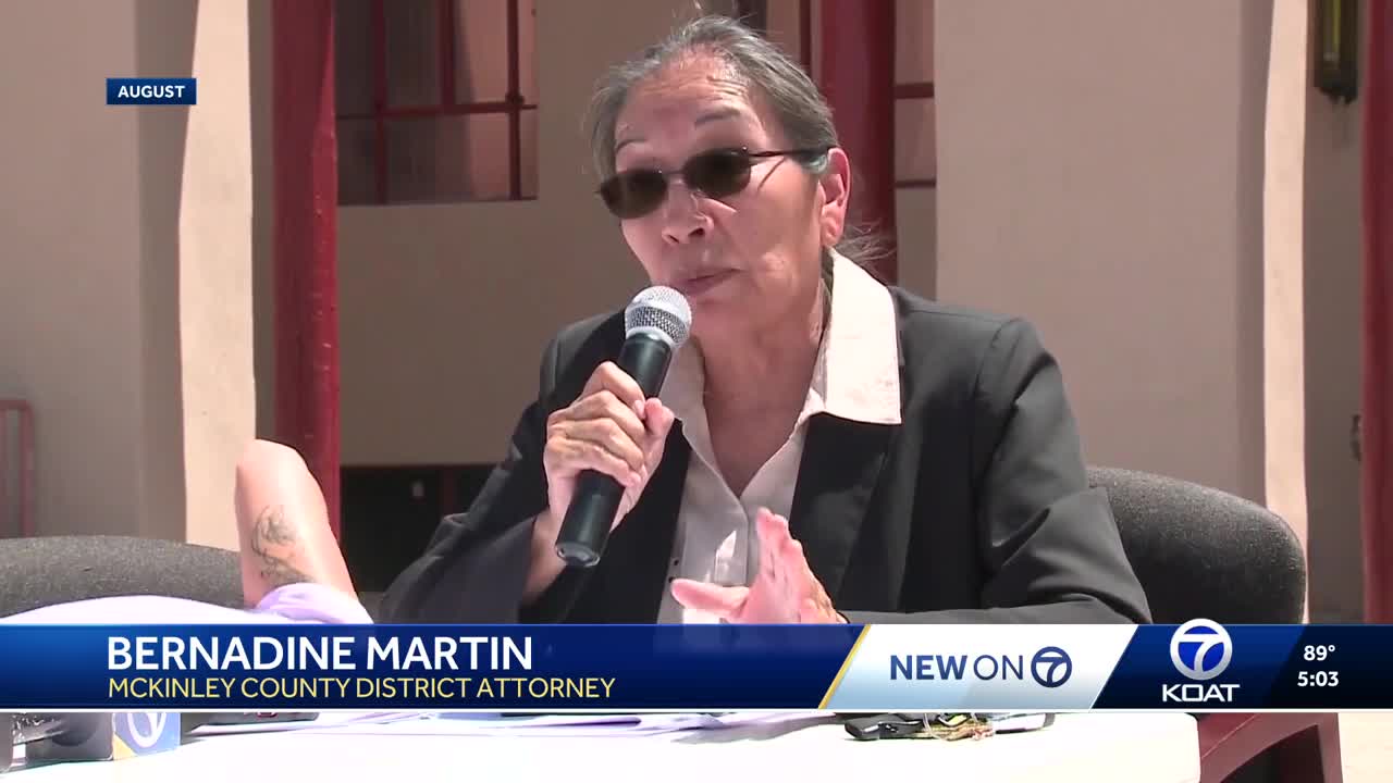 Push to oust McKinley County DA: Bernadine Martin's career in jeopardy