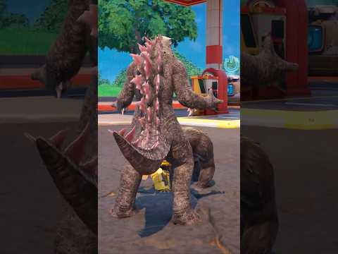 Godzilla bullied King Kong. But then! 😱😏 #shorts