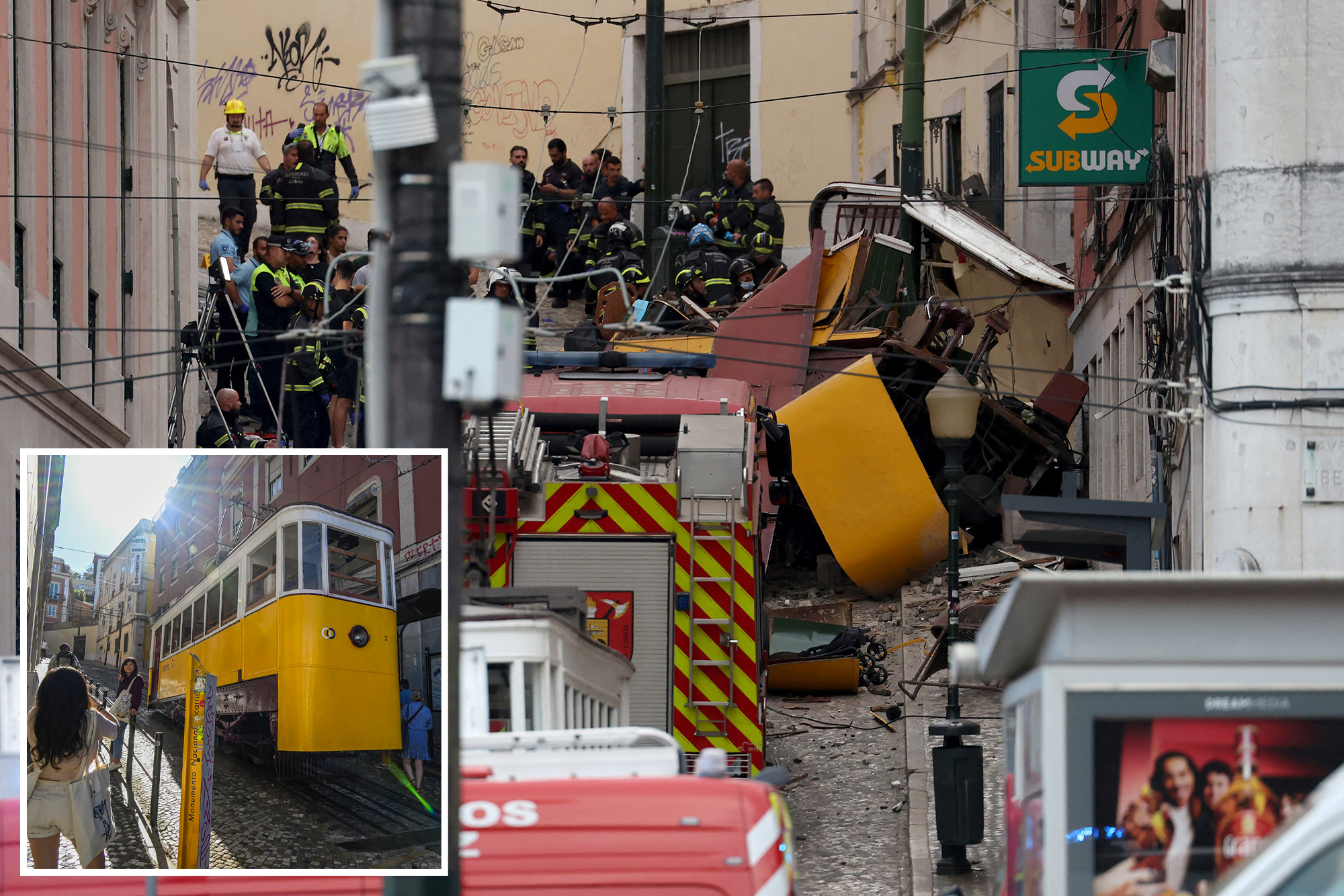 At least 15 killed, 18 injured after Lisbon’s iconic tram derails in ...