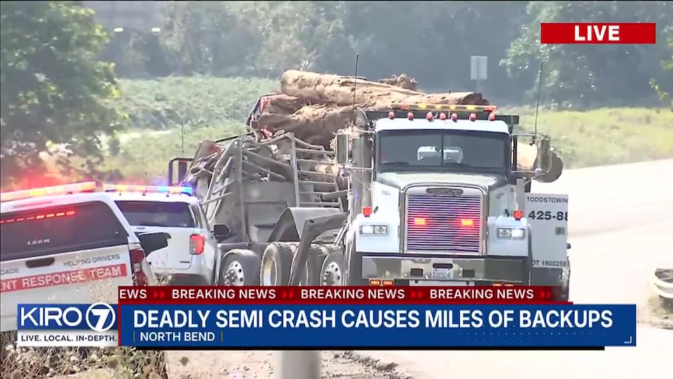 VIDEO: Deadly semi crash causes miles of backups