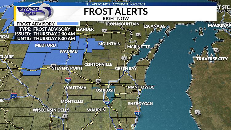 Clear and chilly tonight, patchy frost possible