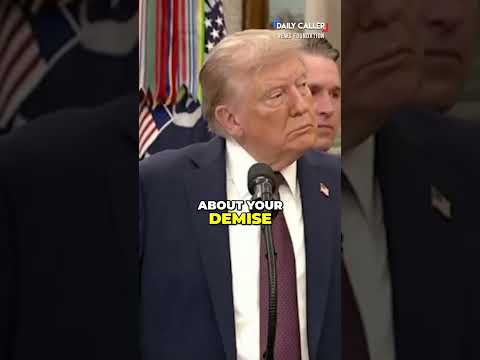Peter Doocy to Trump: ‘How Did You Learn You Were DEAD?’