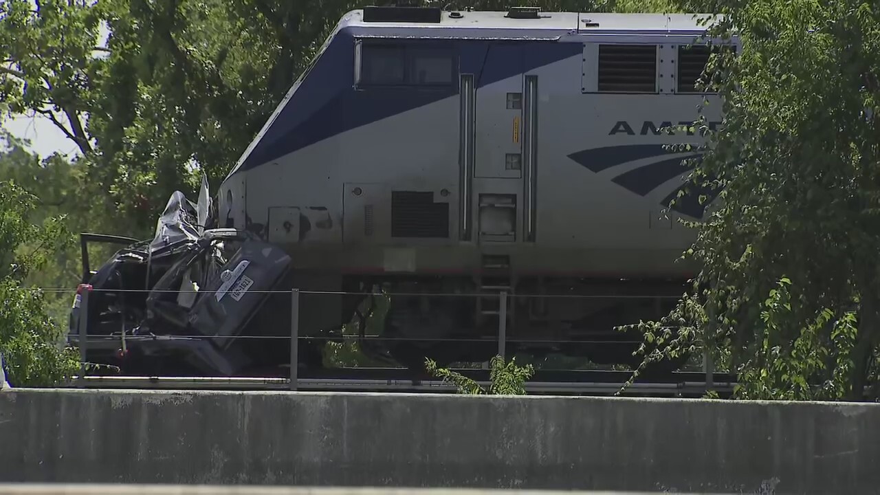 Amtrak train crashes with vehicle near Taylor