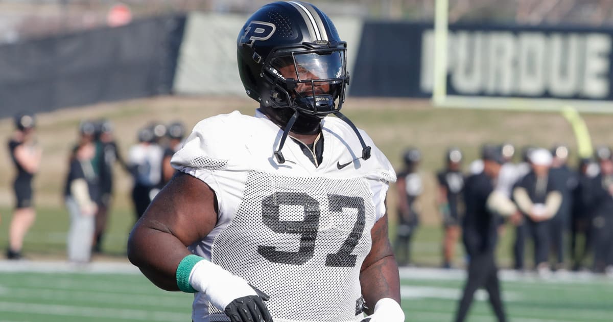 345 pound Chops Harkless hungry to make mark on Purdue defense