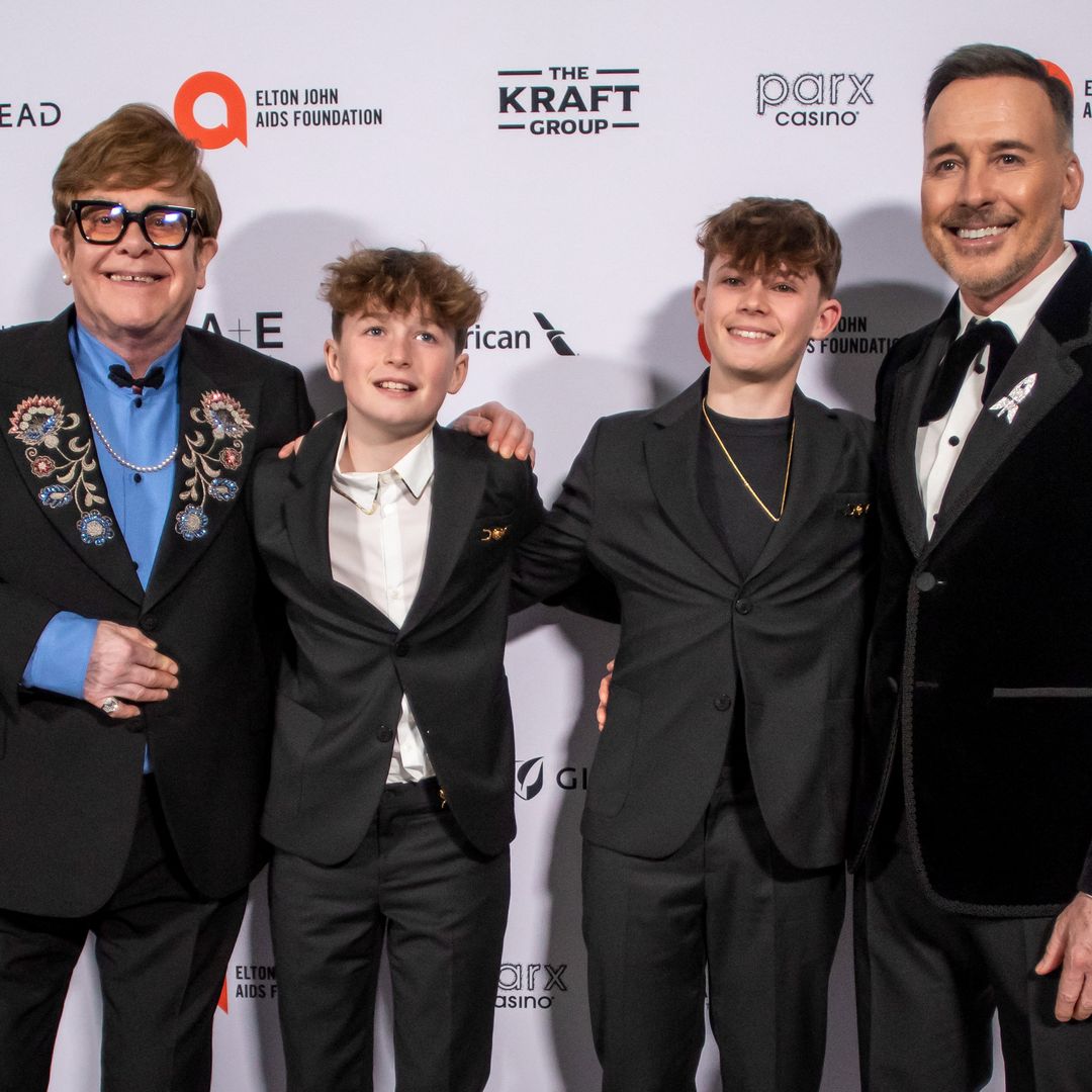Elton's teenage son Zachary reveals athletic build in photos from ...