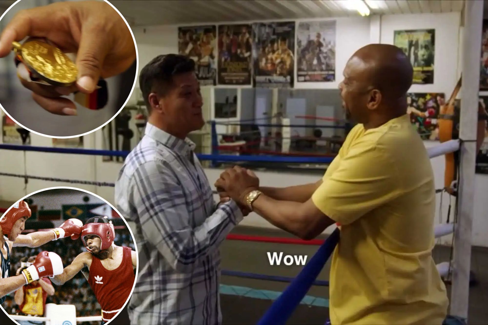 The emotional moment Roy Jones accepted gold medal – decades after ...