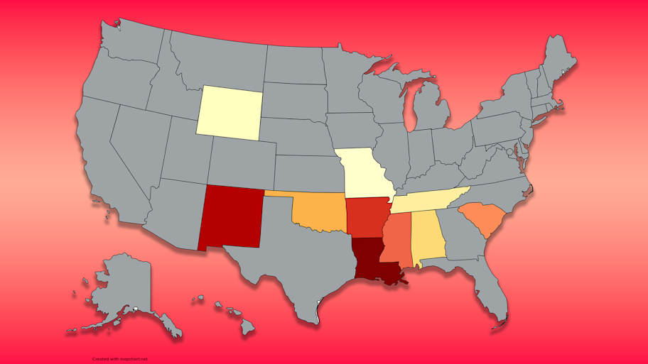 Maps Show the Most Dangerous States in the U.S. to Start a Family-and ...