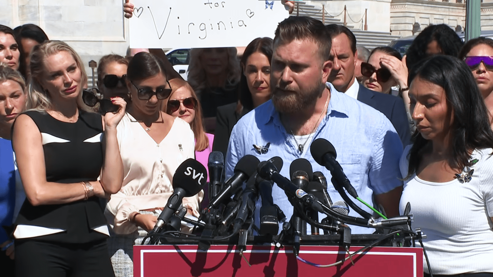 'Look the survivors in the eye!' Epstein survivor's family delivers ...