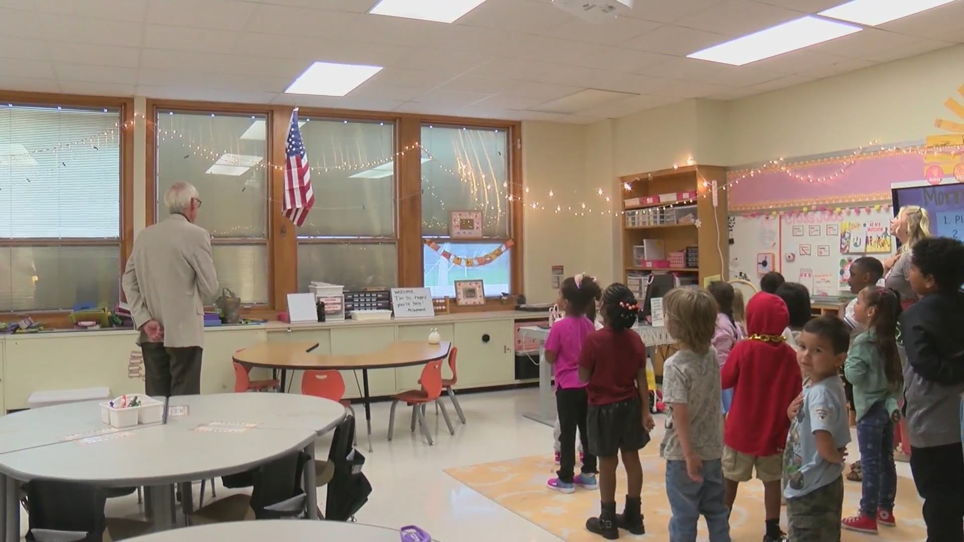 Wisconsin Gov. Tony Evers visits Green Bay