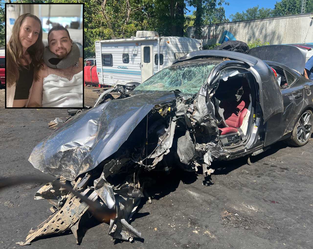 Maryland Bride-To-Be Suffers Brain Bleed, Fiancé Breaks Back, Both Legs ...