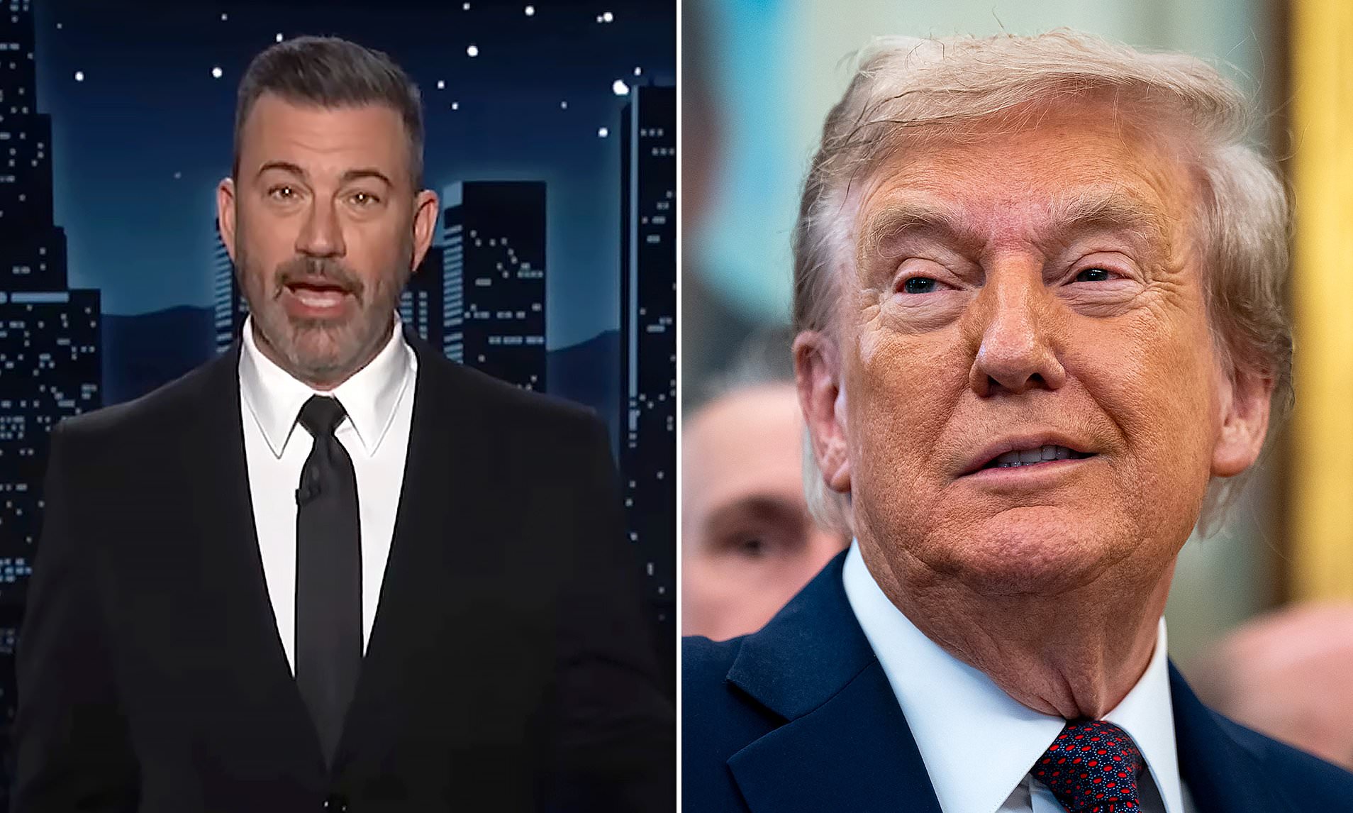 Jimmy Kimmel gives bitter response to Trump calling for his show to be ...