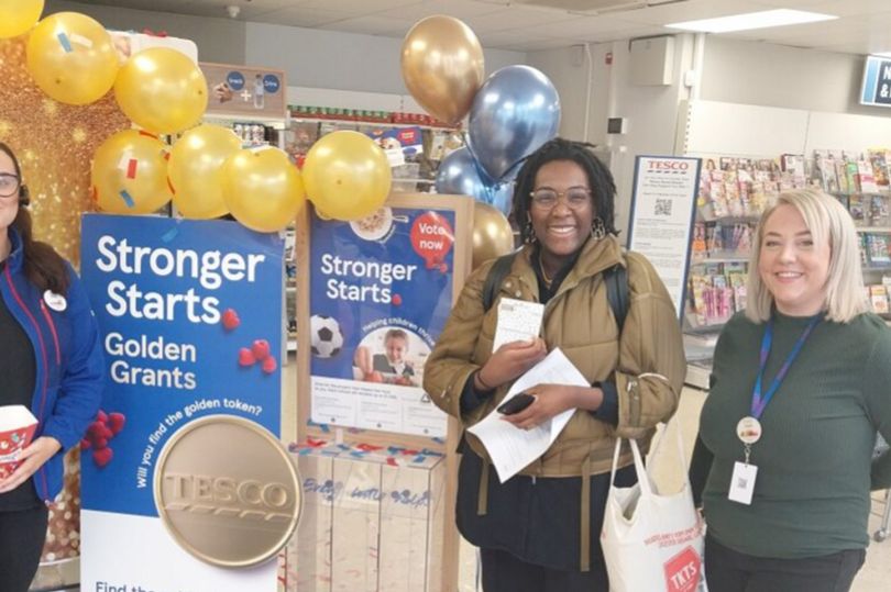 Tesco customers in Wishaw have golden chance to award £5000 to local school